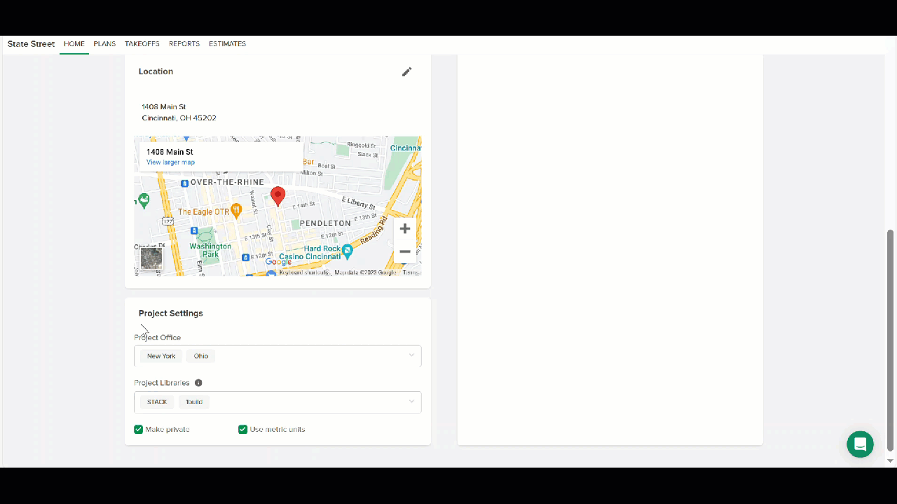 Create a Project and Add Project Information – STACK Construction ...