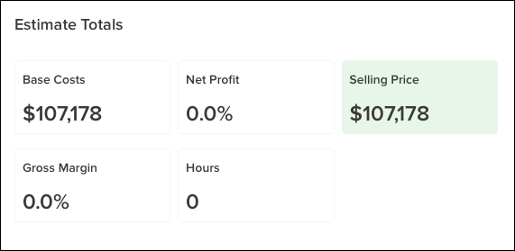 Estimate Worksheet Dashboard – STACK Construction Technologies