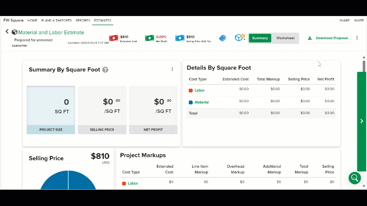 Customize and Download a Proposal – STACK Construction Technologies
