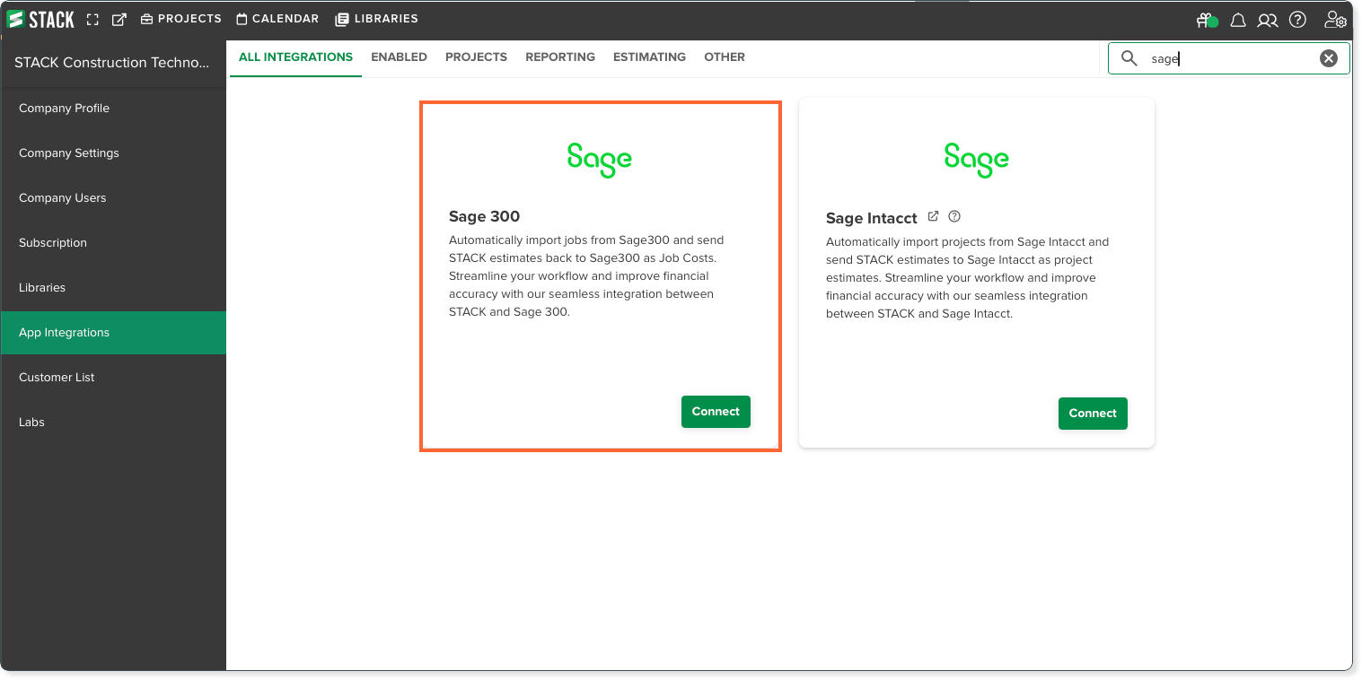 Sage 300 CRE – STACK Construction Technologies